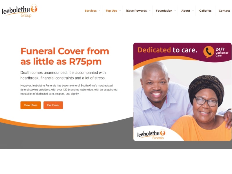 Icebolethu | Affordable Funeral Cover starting from R75 p/m | SaveInsurance