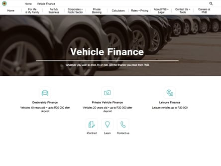 FNB Bank Vehicle Finance – Up to R200,000 Car Finance Online | LoansPlus