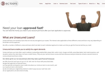 EC Loans Personal Loan – Up to R100,000 Same-day Online | LoansPlus