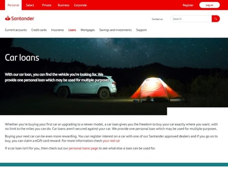 Santander Car Finance – Up to £25,000 Vehicle Finance Online | LoansMate