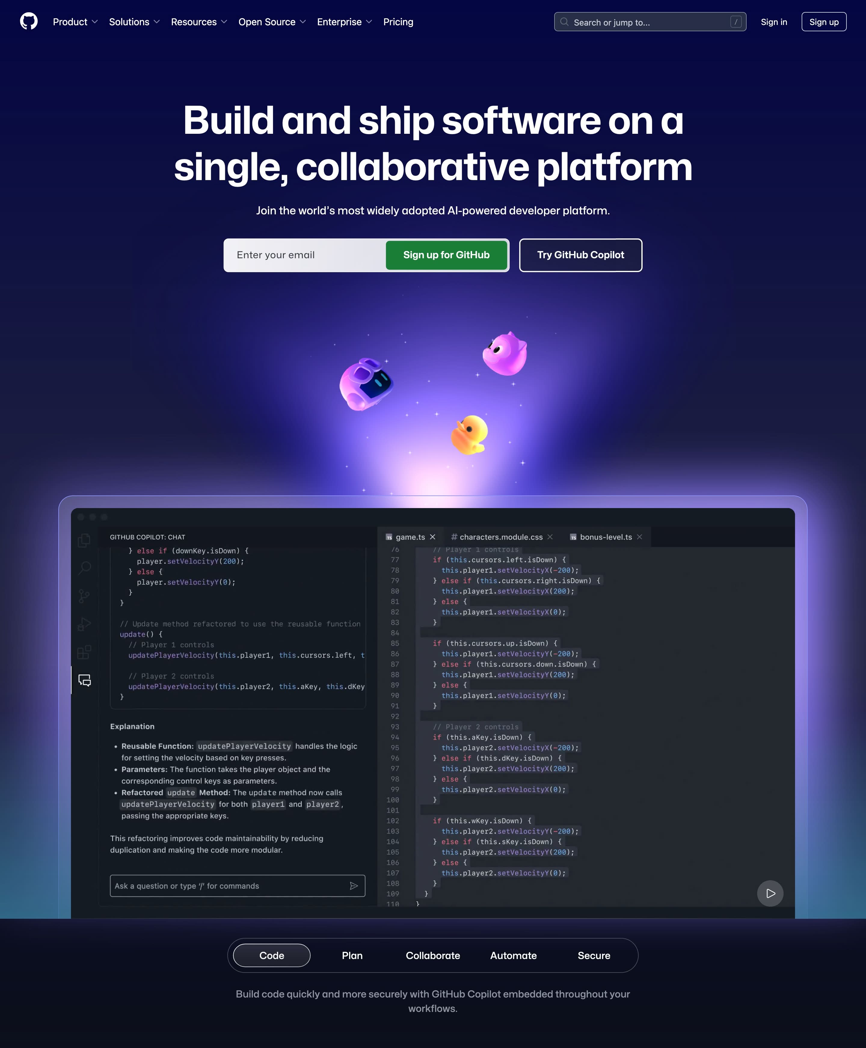 Watershed Solutions Page Section Hero | Hero Section Design Design
