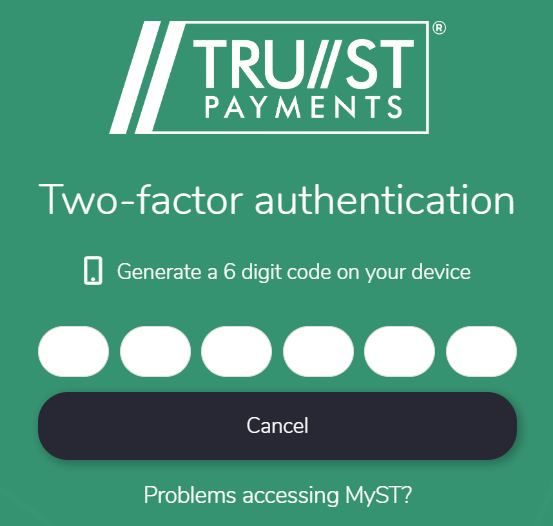 Sign in – Trust Payments