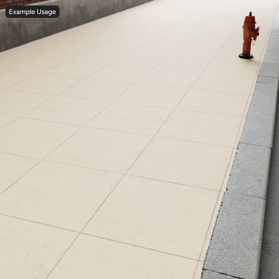 Square Stacked Paver Texture Beige Poliigon