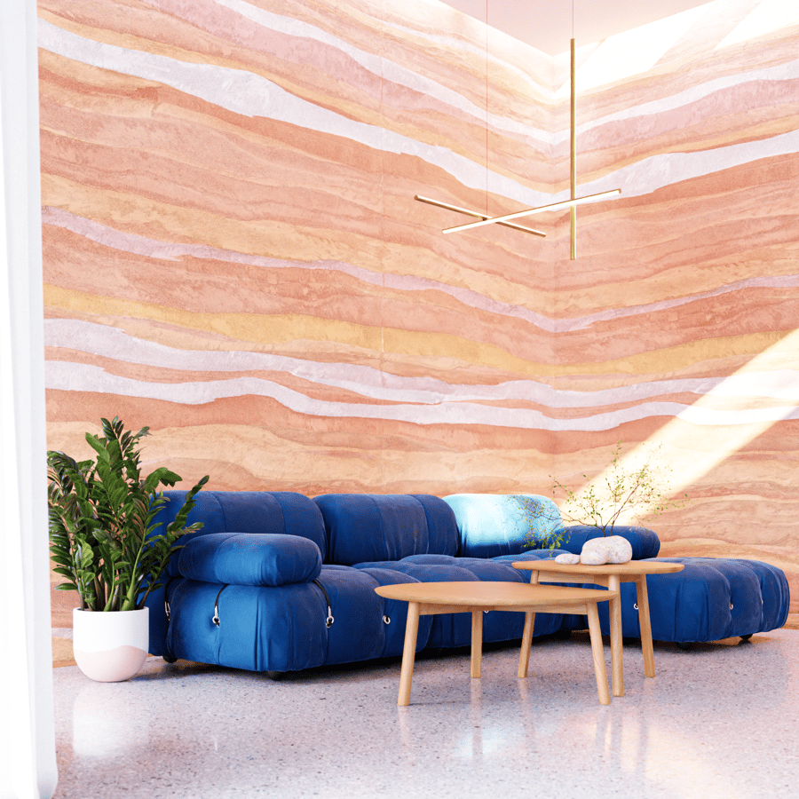 Layered Rammed Earth Texture, Orange - Poliigon Layered Rammed Earth Texture, Orange - Poliigon