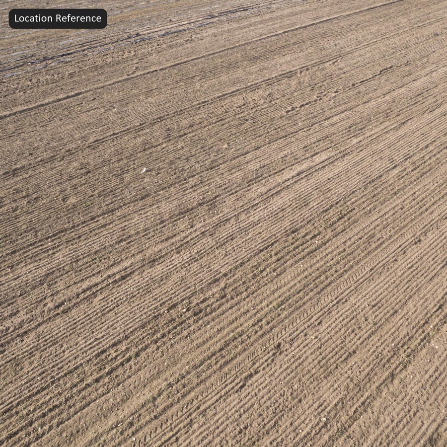 Tilled Agricultural Soil Aerial Texture, Brown - Poliigon