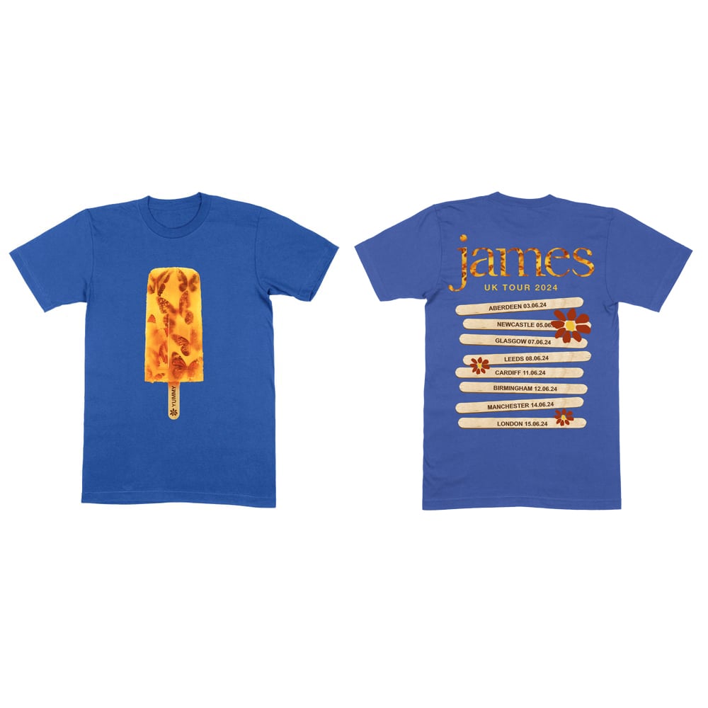 James Official Store - James - LADIES ROYAL BLUE TOUR TEE