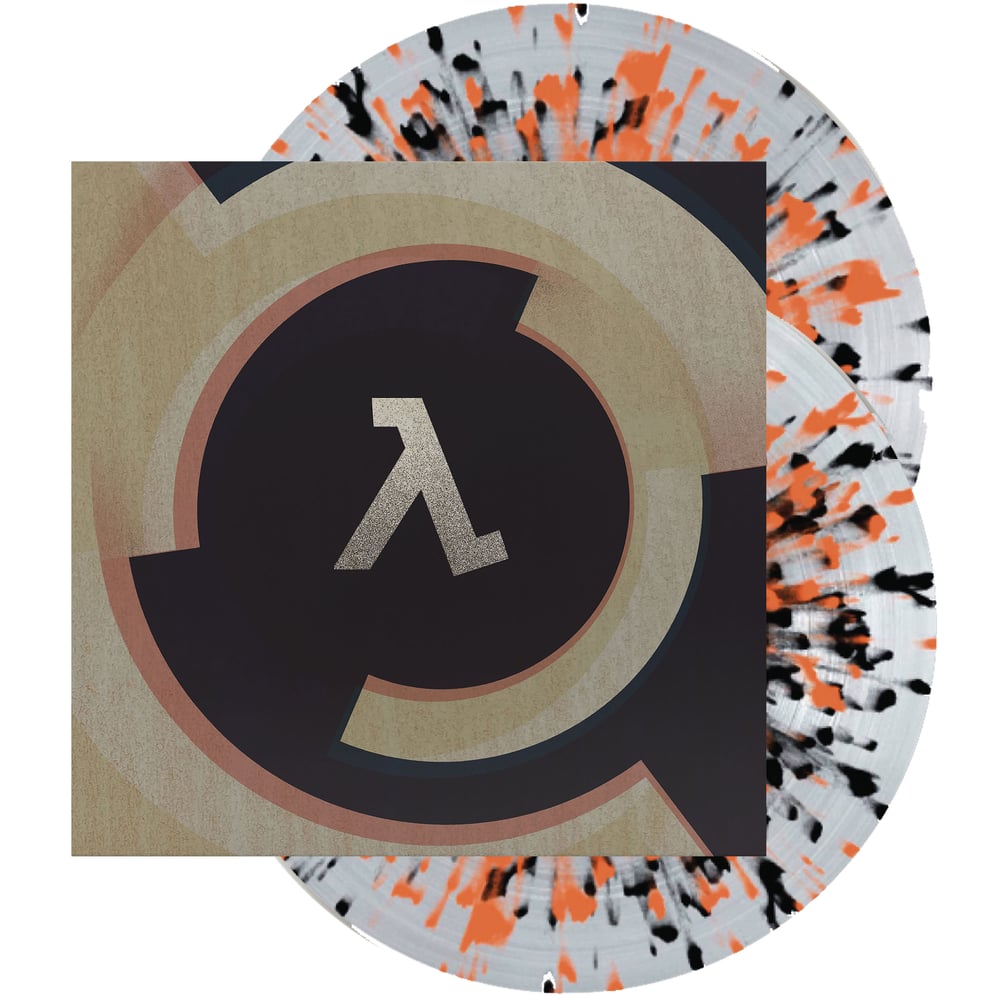 Half-Life: Alyx Clear with Black & Orange Splatter Vinyl | Valve ...