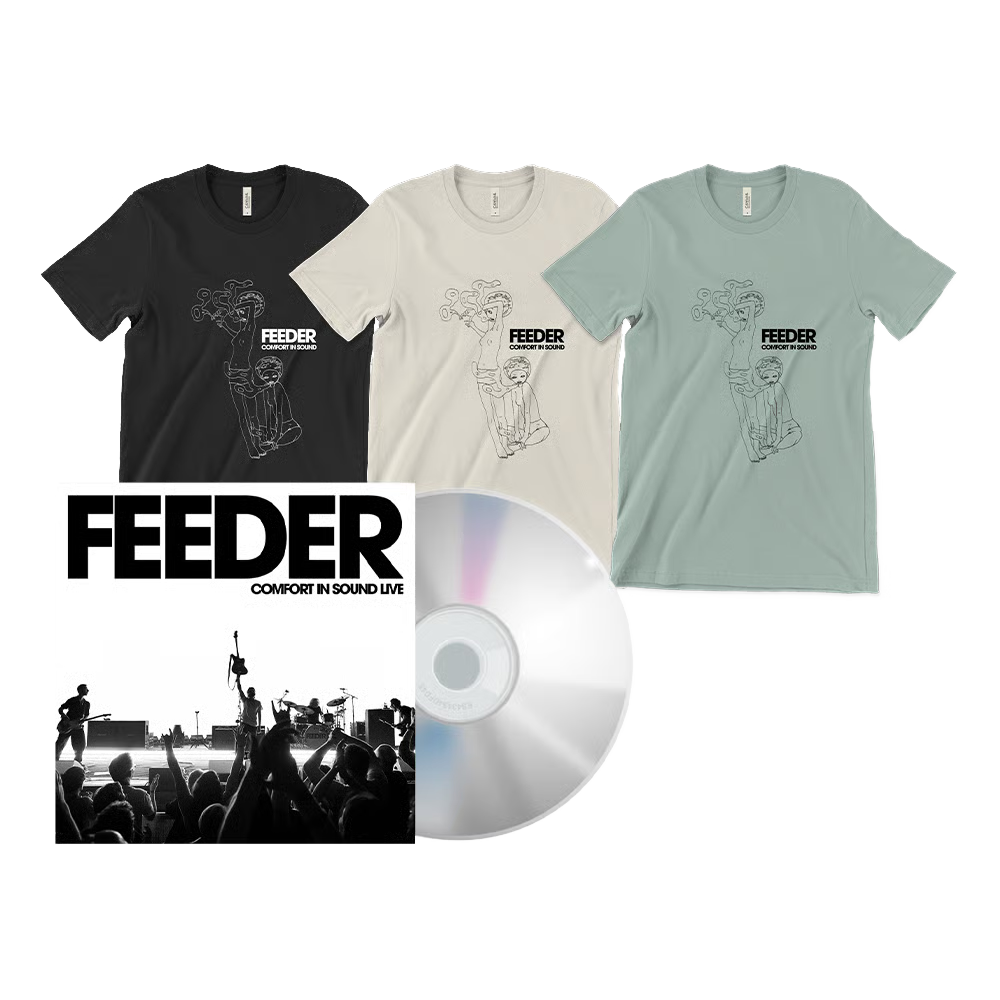 Feeder Official Store - Feeder - Comfort In Sound Live CD + T-Shirt