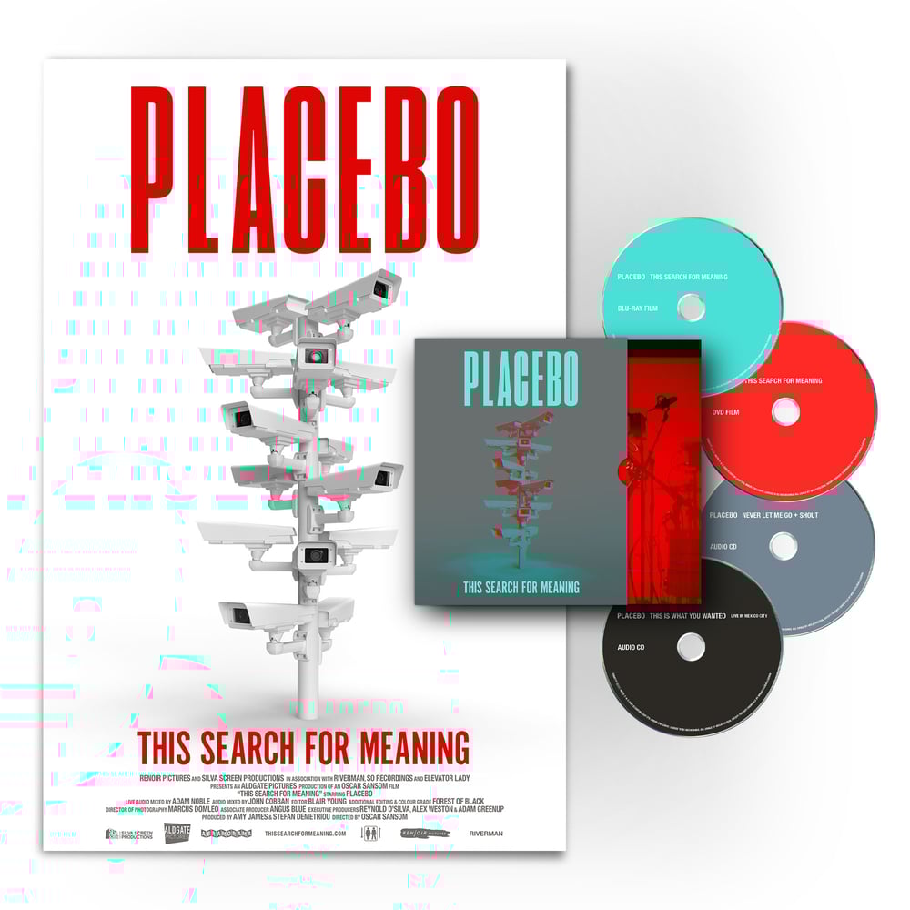 Placebo | Official Store - Placebo - This Search For Meaning BLU-RAY / DVD / 2CD + A3 Poster