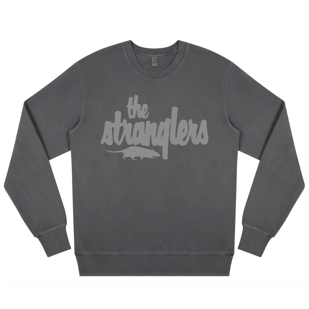 Grey Vintage Logo Sweatshirt | Stranglers | Stranglers