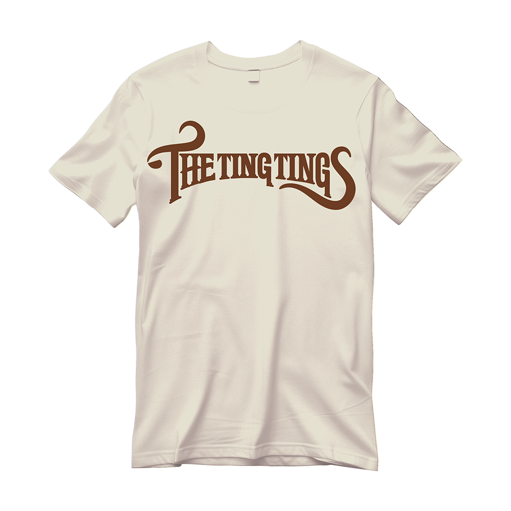 The Ting Tings Official Store - Ting Tings - Natural Logo T-Shirt