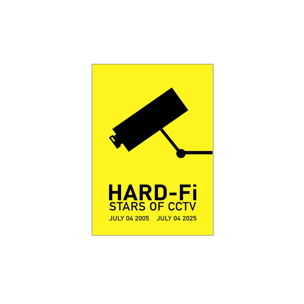 Limited Edition Signed A2 poster on Hard-Fi Online Store