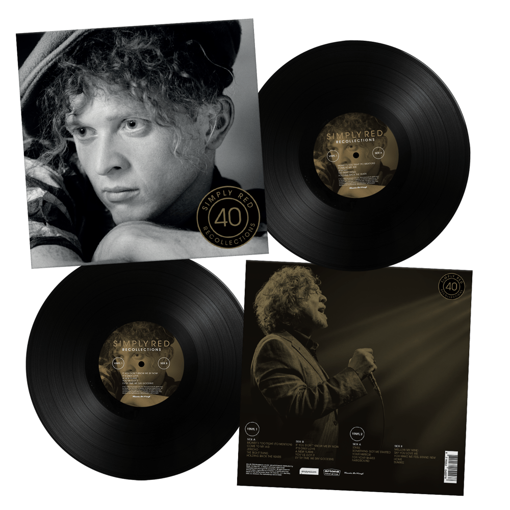 Simply Red - Official Store - Simply Red - Recollections Black Vinyl