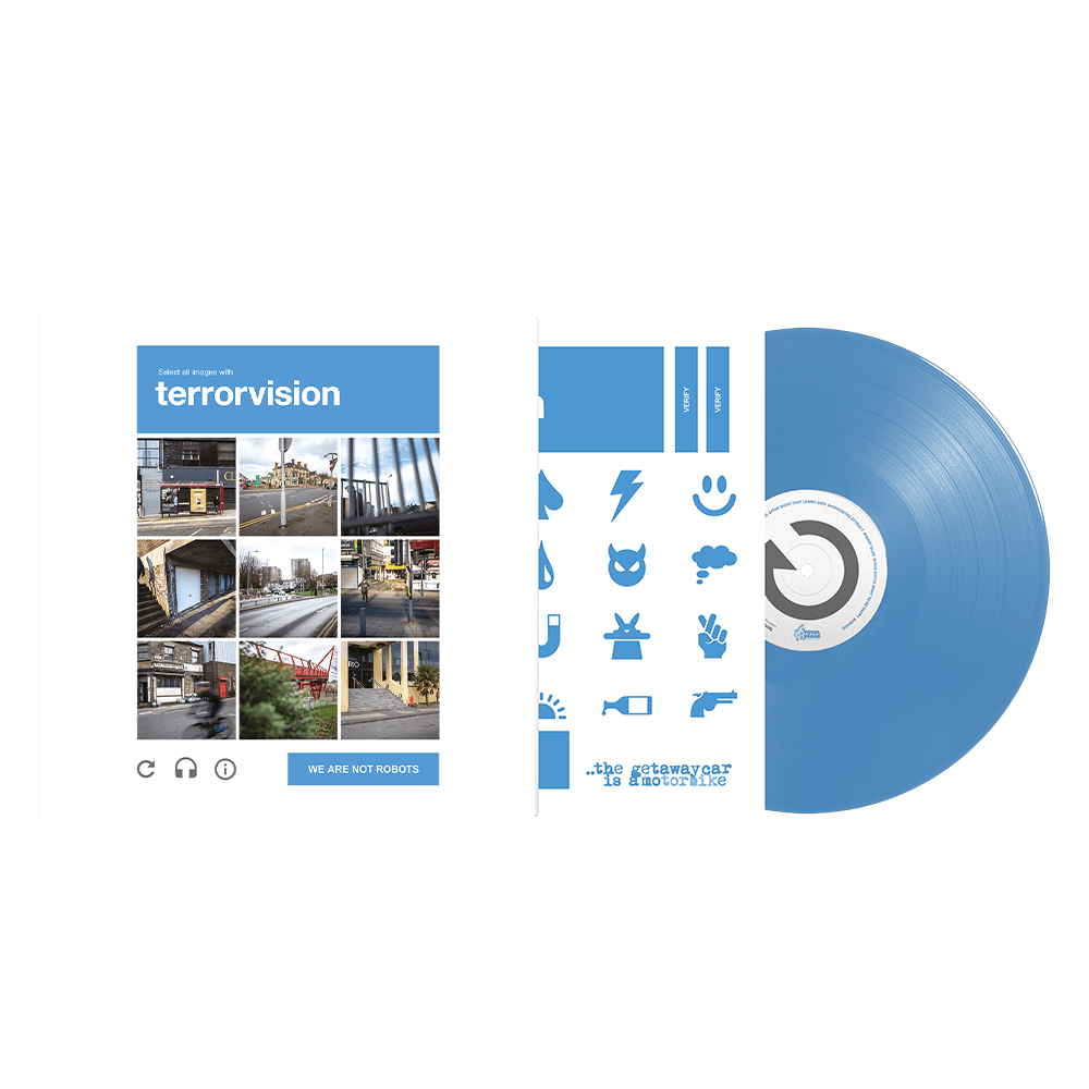 Official Terrorvision Store - Terrorvision - We Are Not Robots Blue