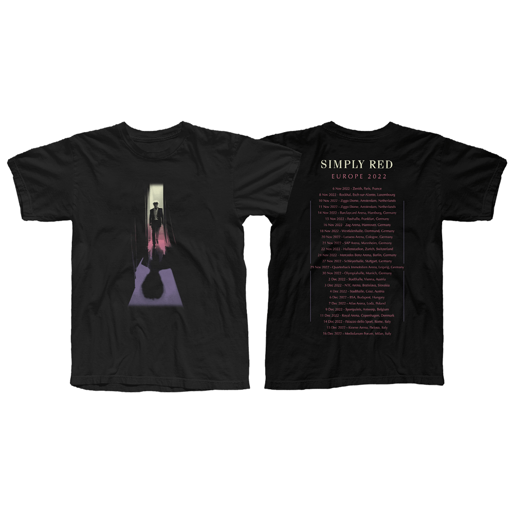 Simply Red - Official Store - Simply Red - 2022 Tour T Shirt With ...