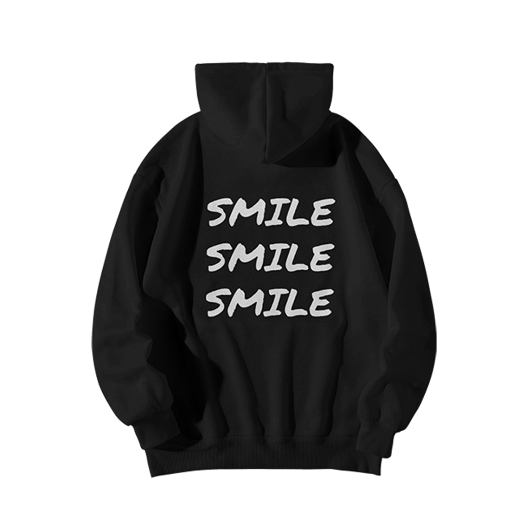 Seb Lowe - Official Store - Seb Lowe - Smile Smile Smile Black Hoodie (POD)