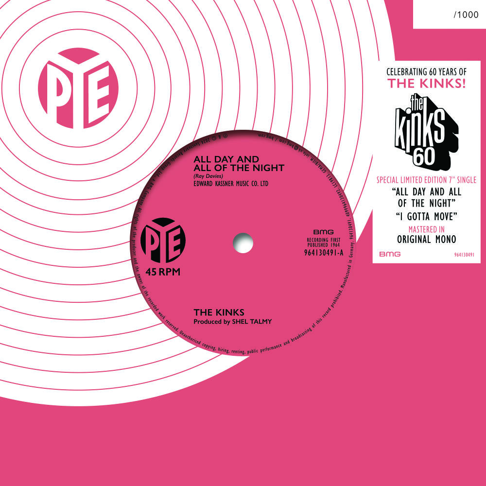 Official Store of The Kinks - The Kinks - All Day And All Of The Night ...