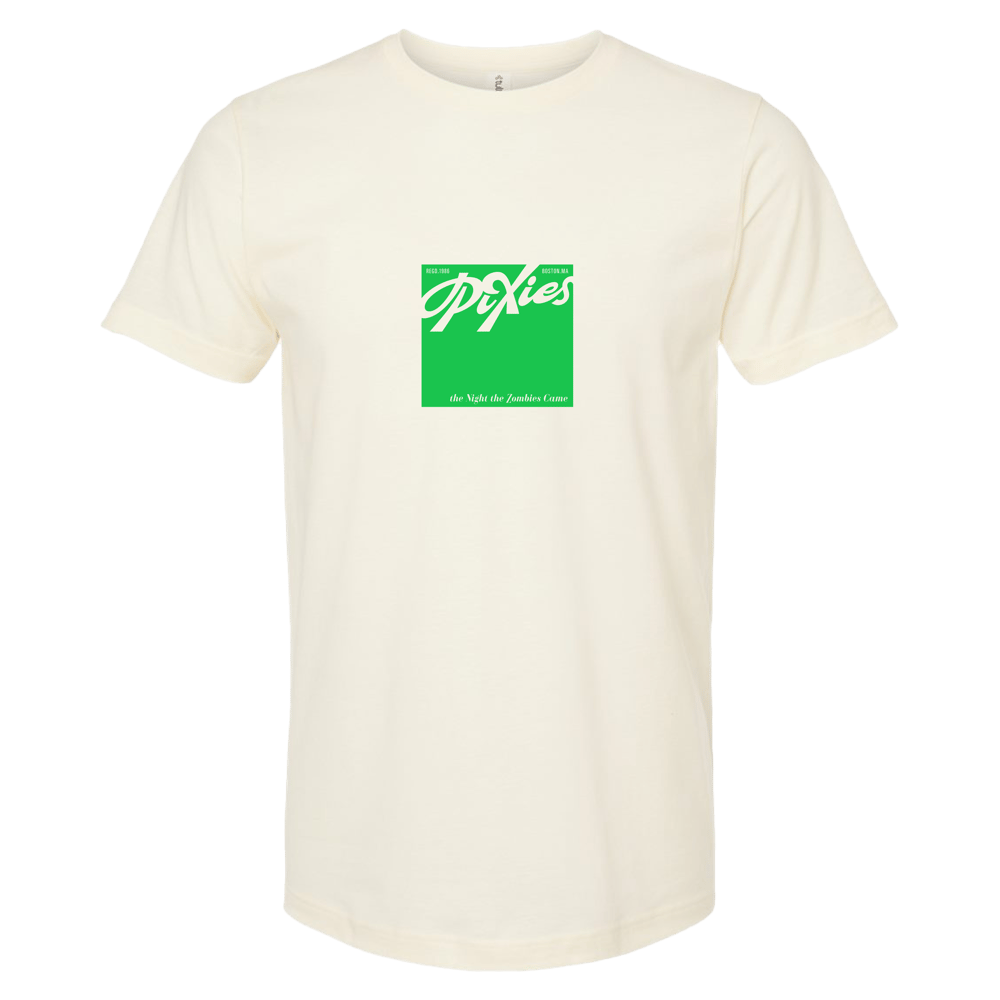 Official PIXIES Store - Pixies - The Night the Zombies Came Green Print Fan T-Shirt