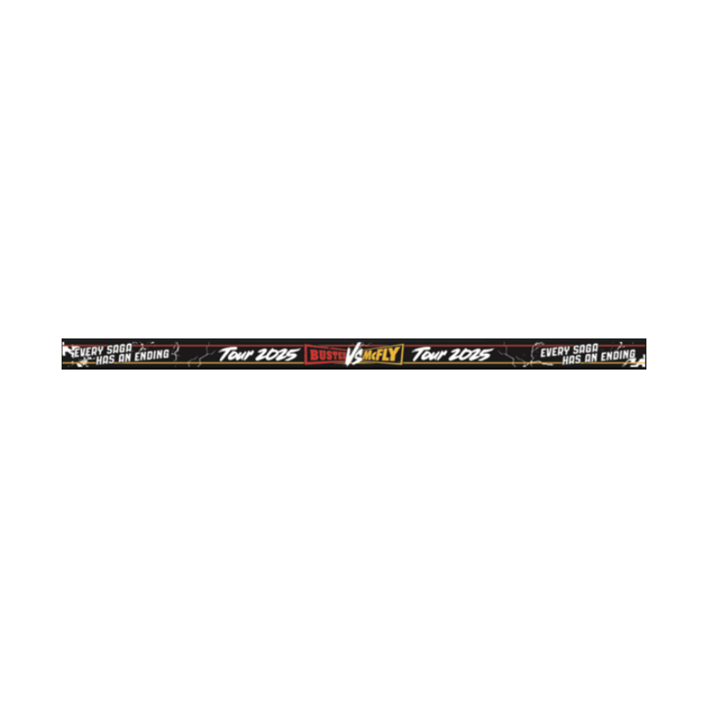 2025 Busted vs McFly Wristband | Busted | Busted