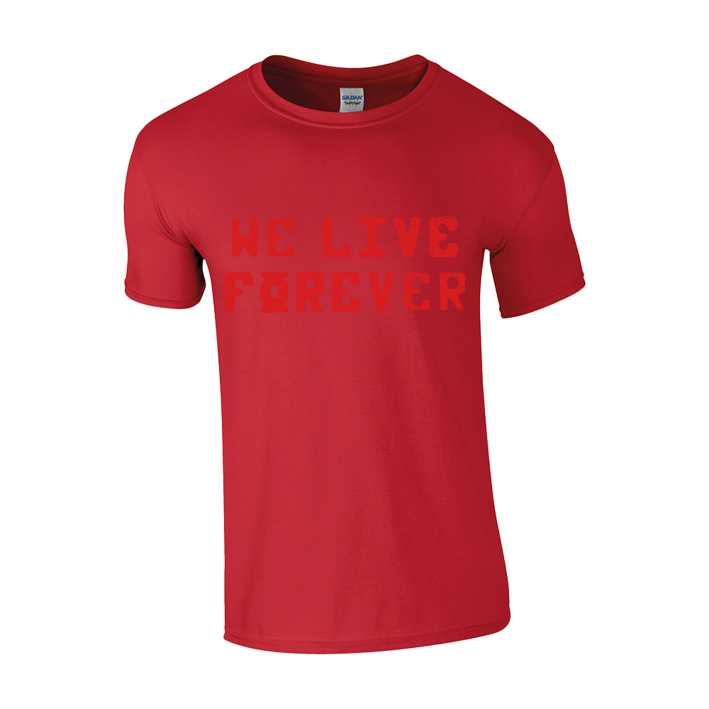 The Prodigy Official Store - The Prodigy - We Live Forever (Red) T-Shirt