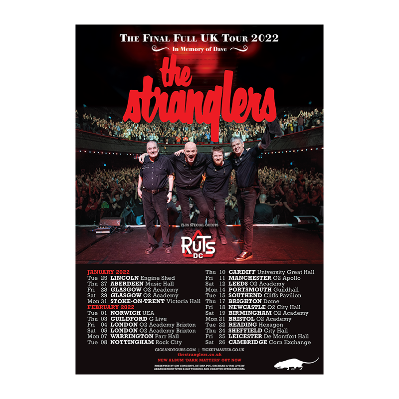 Stranglers Official Store - Stranglers - The Final UK Tour Poster