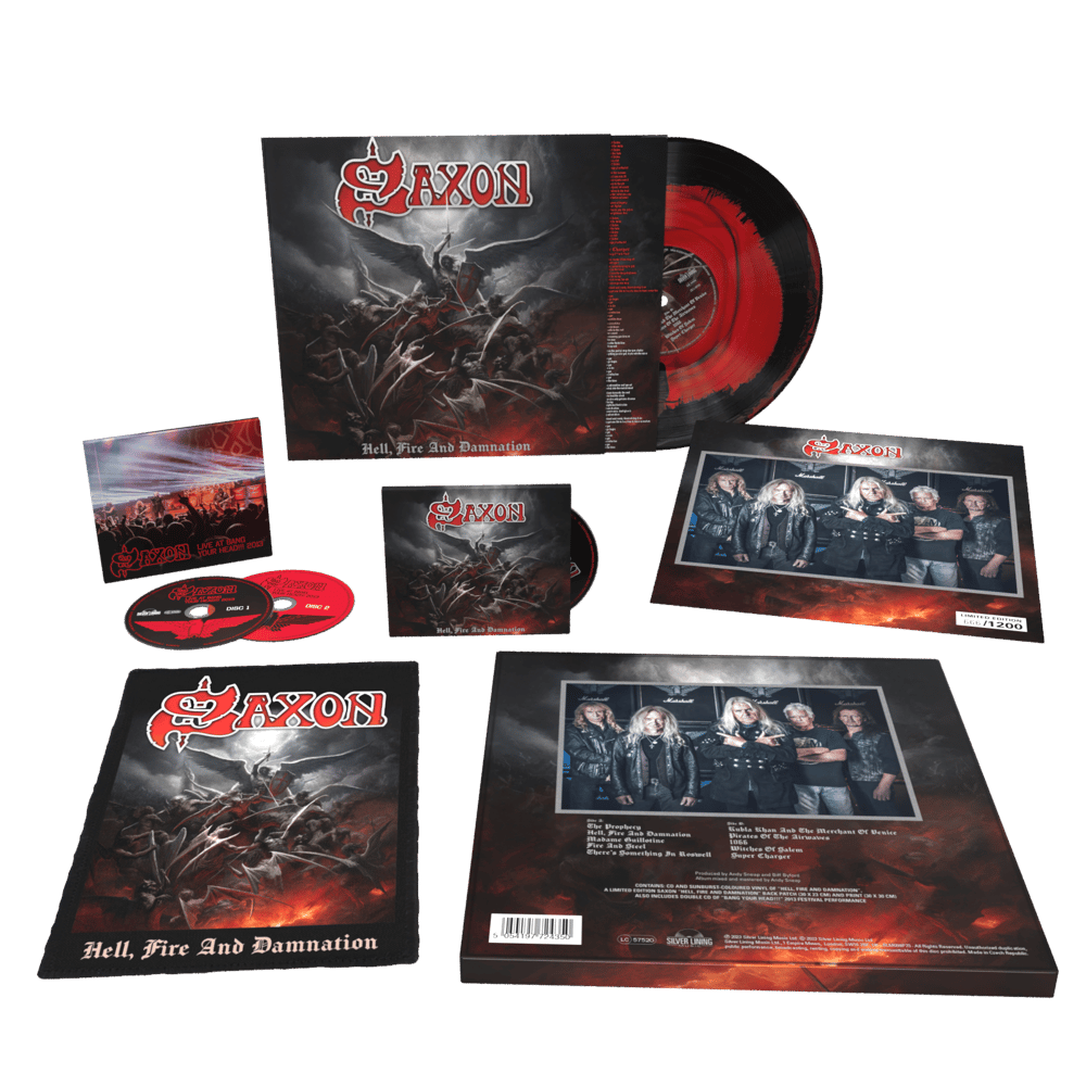Official Saxon Music Store - Saxon - Hell, Fire And Damnation