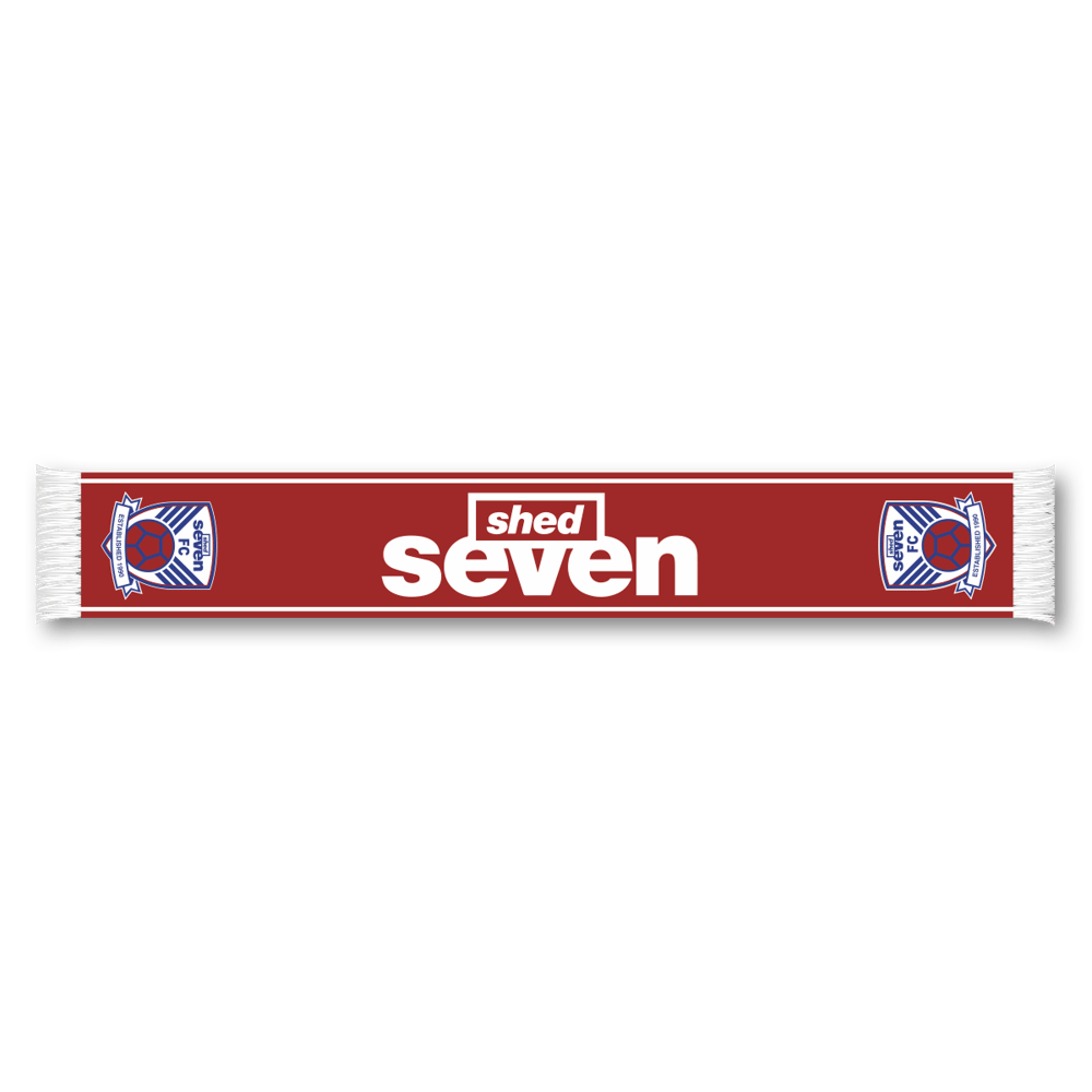 Shed Seven Official Store - Shed Seven - Red Football Scarf