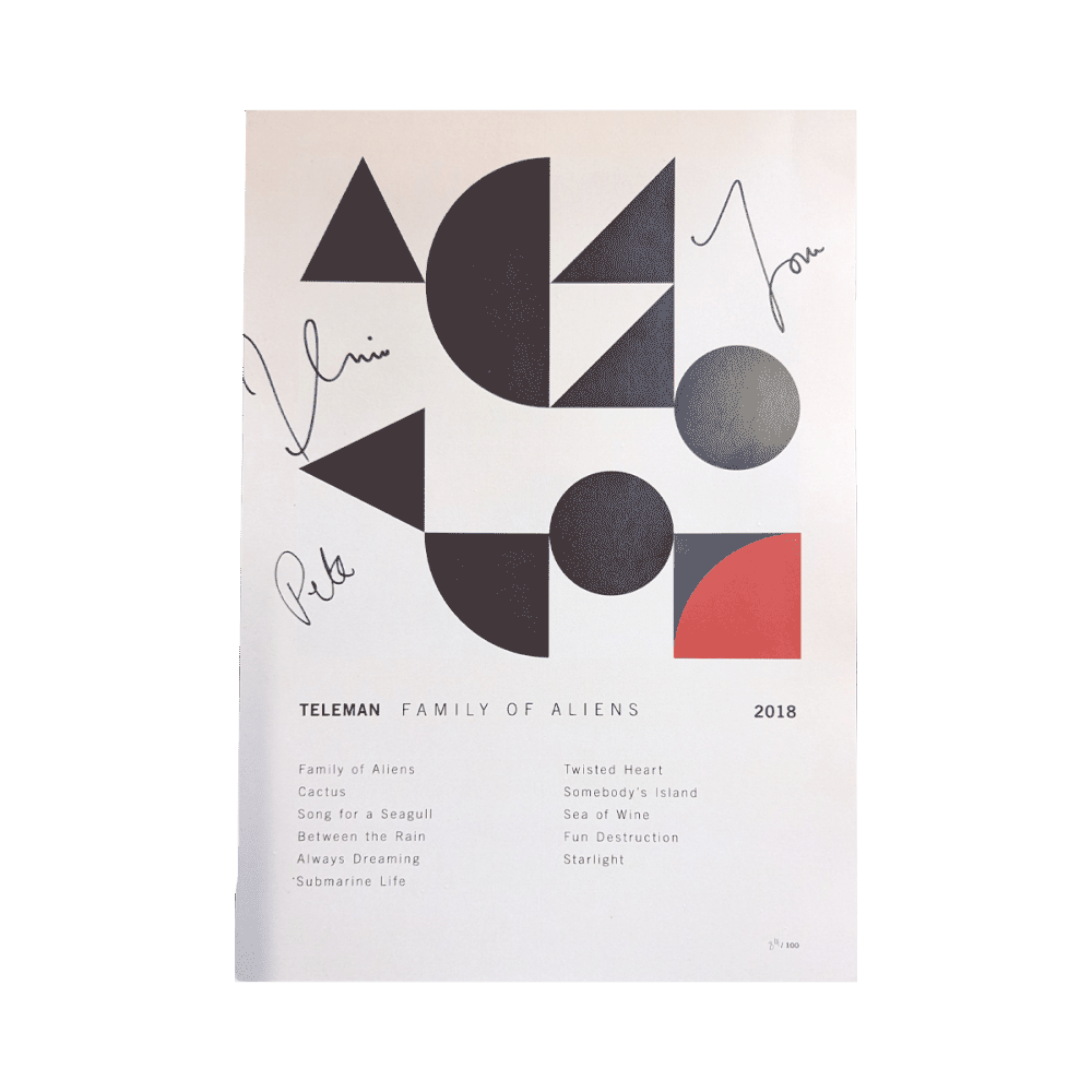 Teleman Official Store - Teleman - Family Of Aliens Poster
