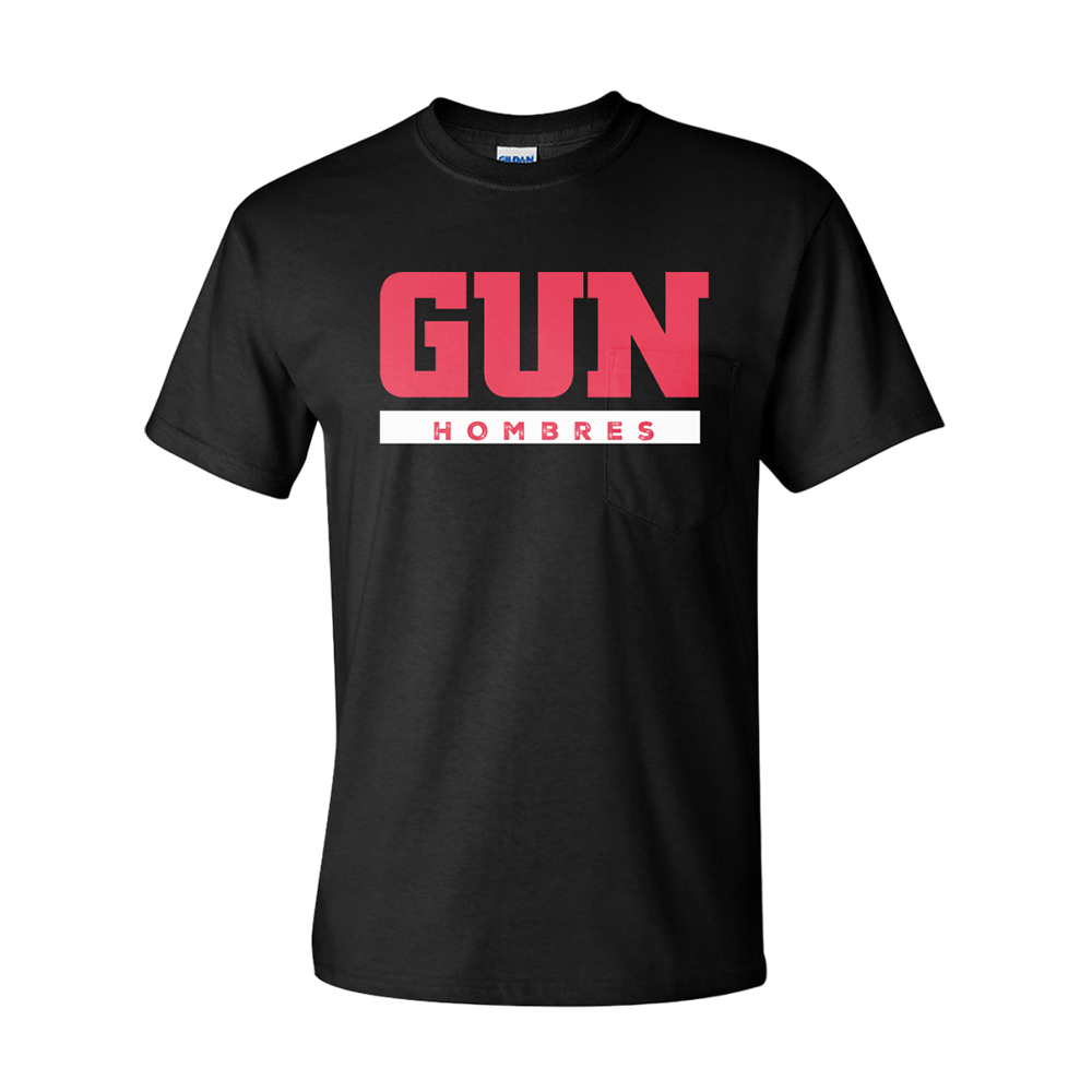 GUN Official Store - Gun - Black Hombres Logo T-Shirt