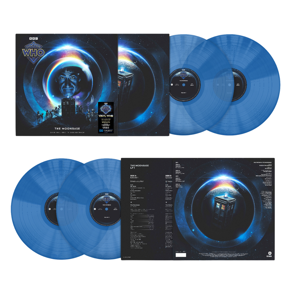 Doctor Who - The Moonbase Translucent Blue Moon Coloured on Sci-Fi ...