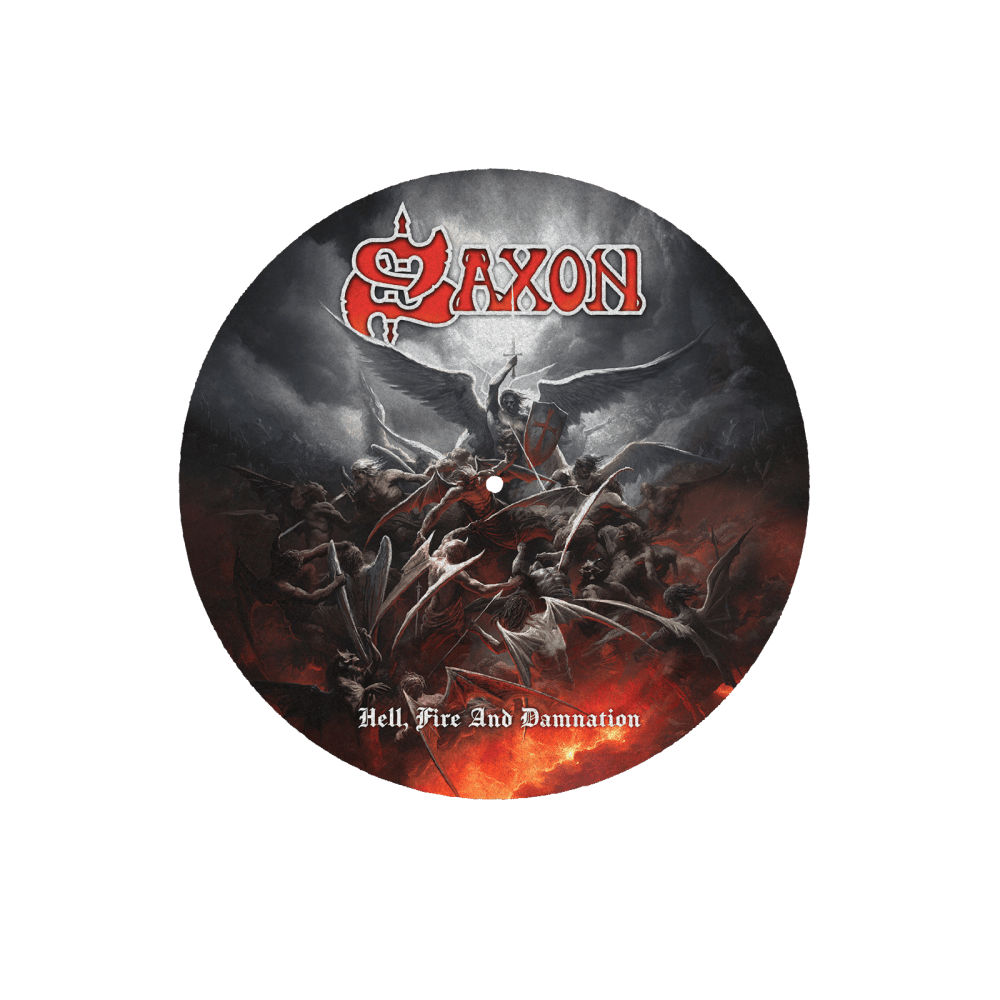 Official Saxon Music Store - Saxon - Hell, Fire And Damnation Slipmat