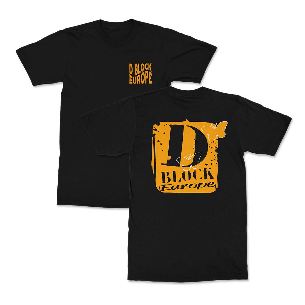 D-Block Europe Official Store - D-Block Europe - DBE World T-Shirt (Orange)