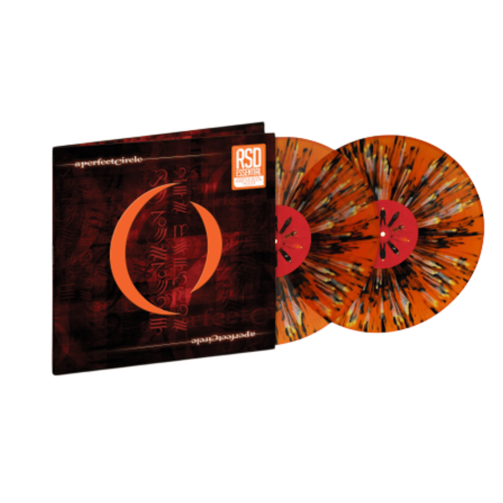 Mer De Noms Orange w/Black, White & Yellow Splatter | A Perfect Circle ...