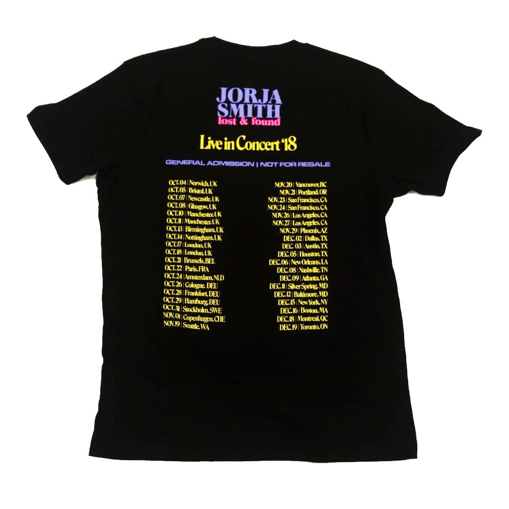 Jorja Smith Official Store - Jorja Smith - Live In Concert Tour T-Shirt