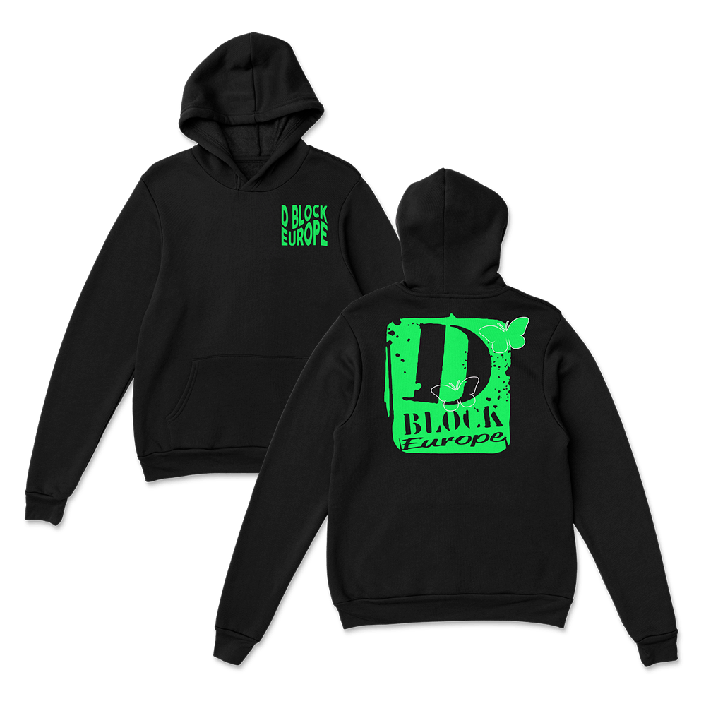 D-Block Europe Official Store - D-Block Europe - DBE World Hoodie (Green)