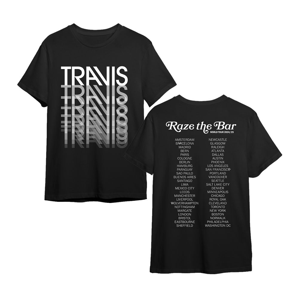 Travis Official Store - Travis - Raze The Bar 2024/25 World Tour T ...