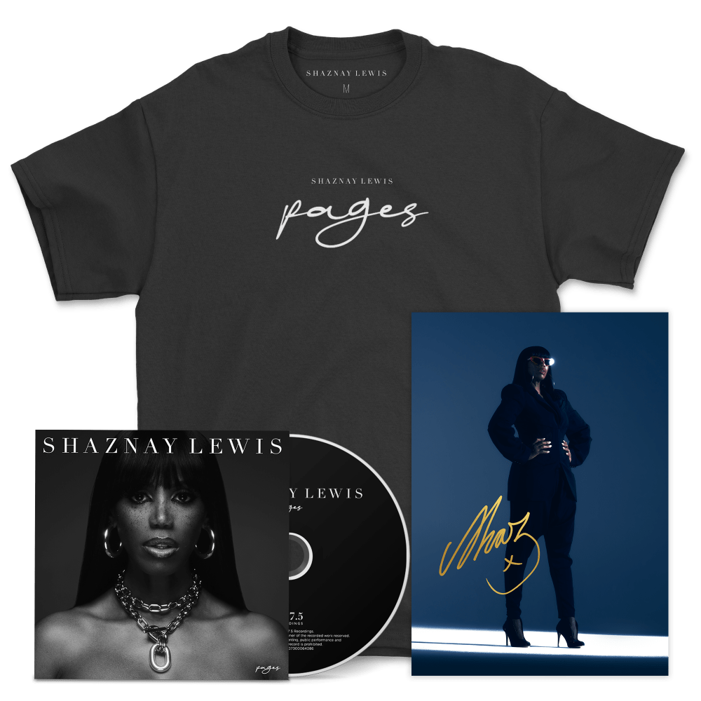 Shaznay Lewis Official Store - Shaznay Lewis - Pages CD + T-Shirt ...