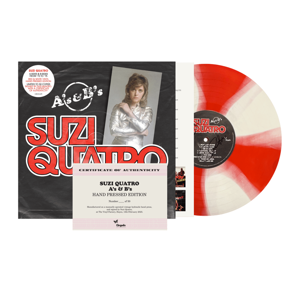 Suzi Quatro Official Store - Suzi Quatro - A’s & B’s Limited Hand ...