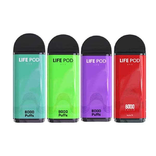 Life Pod - ECO Cartucho 8000 Puffs - Oficina Vapor