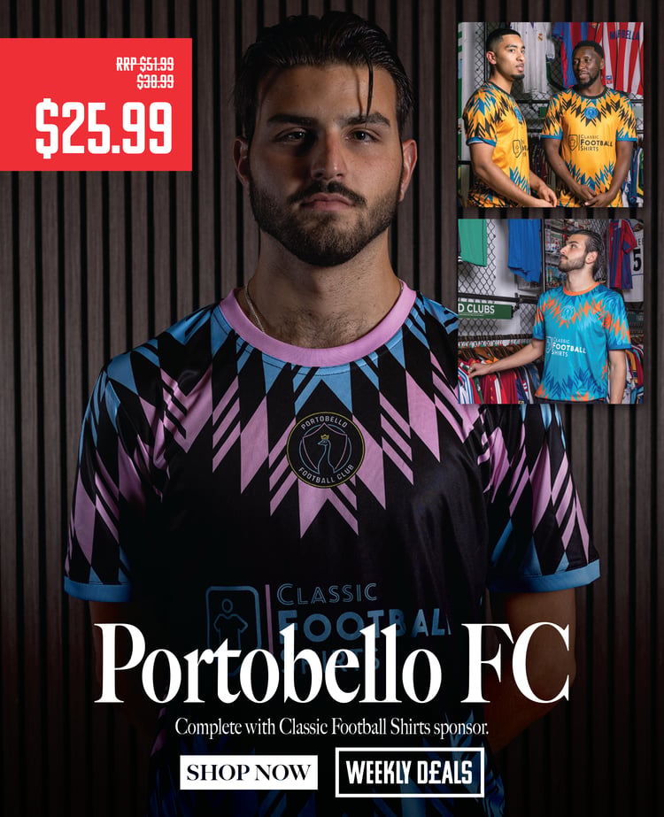 Classic Football Shirts : retro vintage soccer jerseys - Classic Retro ...