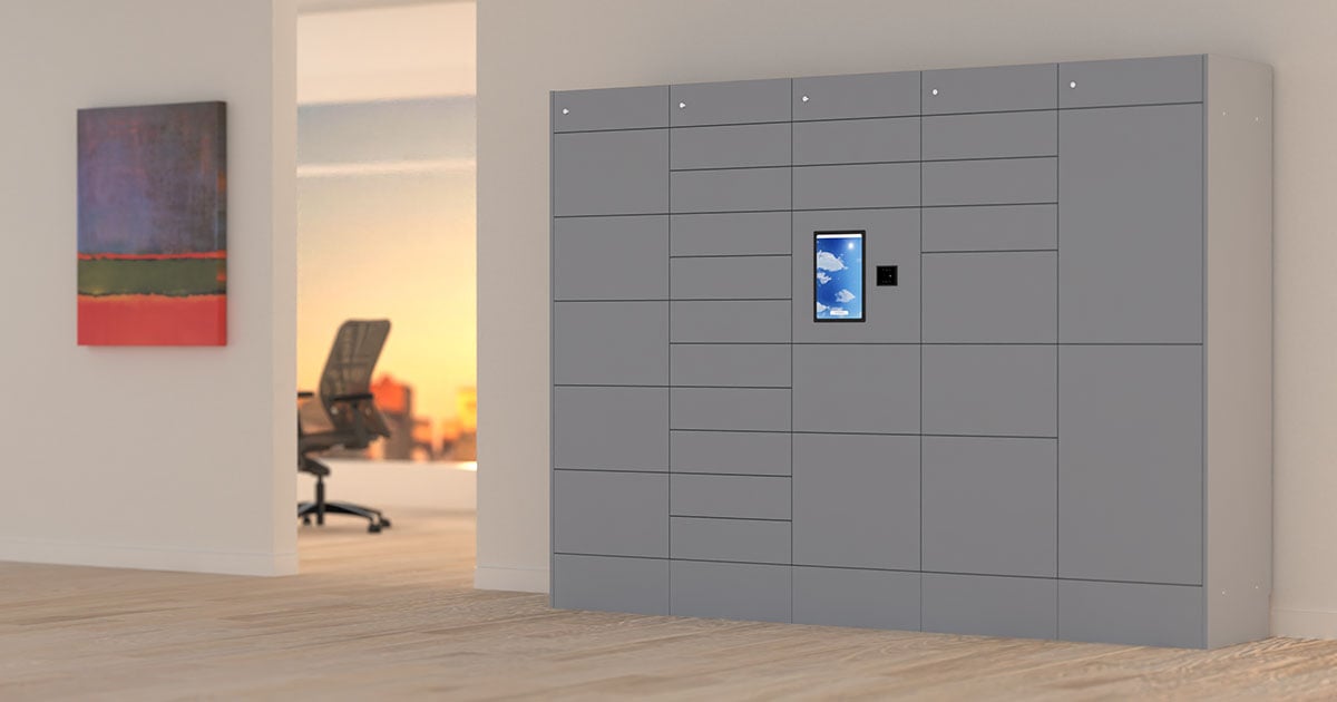 Sovran™ – Personal Smart Lockers for Hybrid Workspaces | LapSafe®