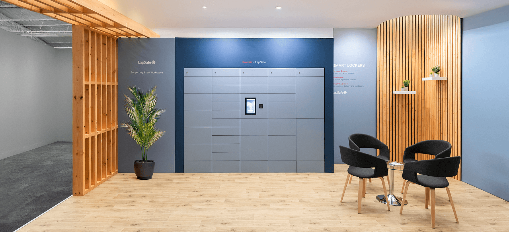 Sovran™ – Personal Smart Lockers for Hybrid Workspaces | LapSafe®