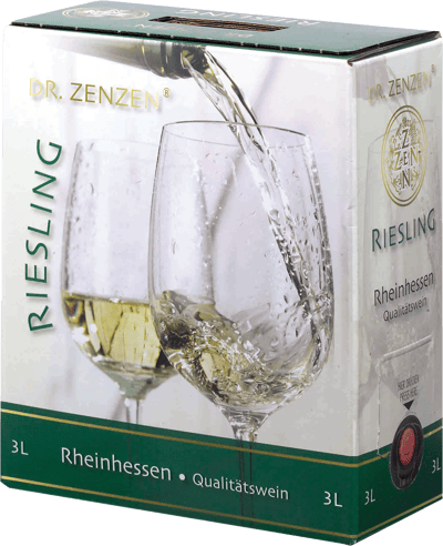 Rheinhessen Riesling Dr.Zenzen 3 l. BIB