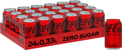 Coca Cola Zero 24x0,33 - Grænsehandel til billige priser
