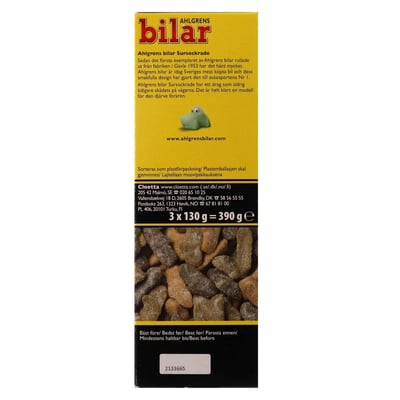 Ahlgrens Bilar Saltlakrits Box 390 g.