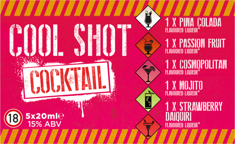 Cool Shot Cocktail 5-p 15% 0,1l