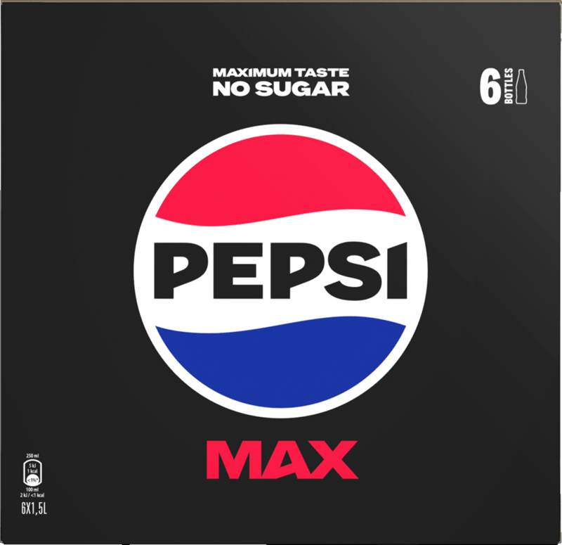 Pepsi Max 6 x 1,5 l.