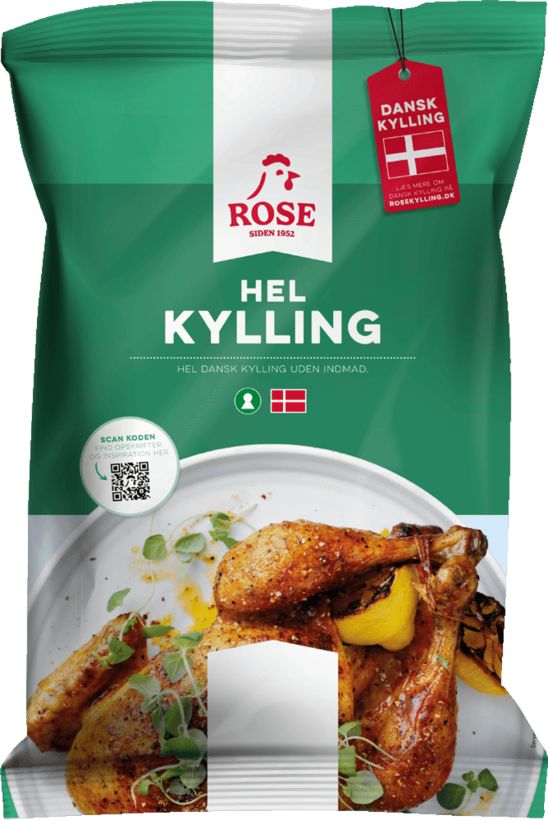 Hel Fersk Kylling Rose 1350 g