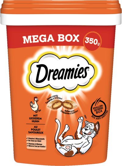Dreamies Mega Box m. Ost 350 g
