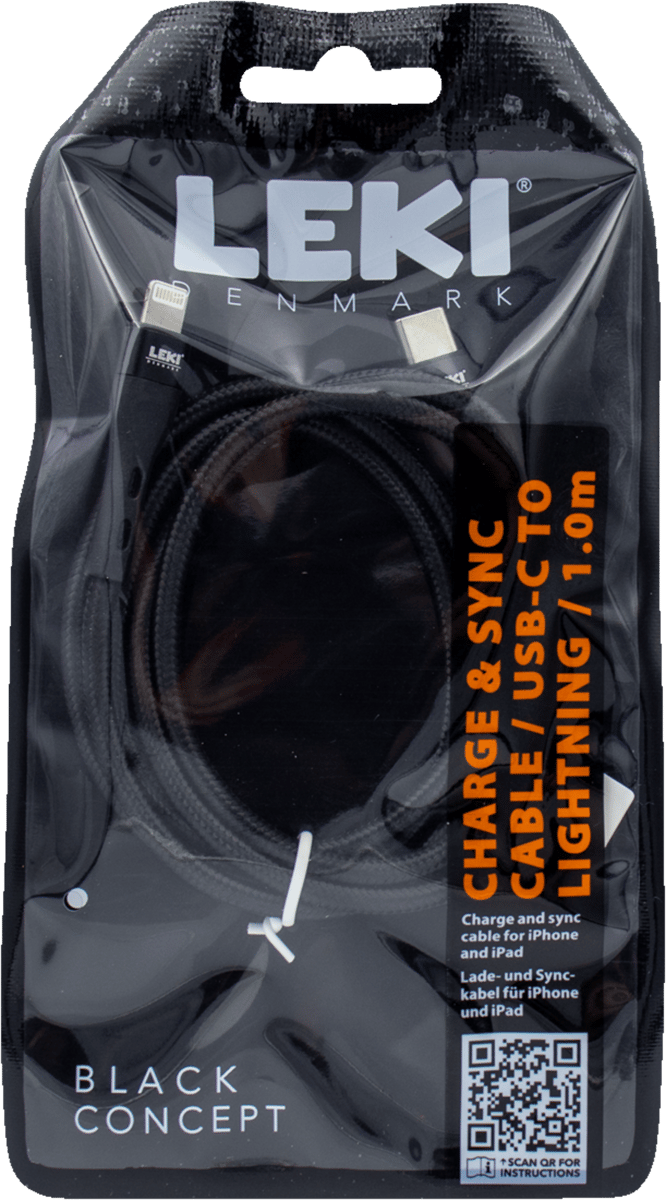 Leki Braided Kabel USB-C to Lightning 1.0 m